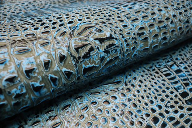 Hornback - Embossed Leather - Croc Embossed