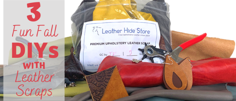 Three Fun DIY Projects with Leather Scraps | Leather Hide Store Blog